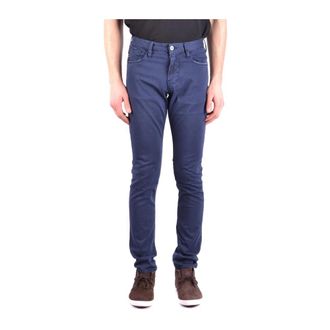 Armani Jeans Blaue Jeans mit Rei&szlig;verschluss und Taschen - - Jeans - Herren - Blau - W30