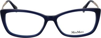 Max Mara MA-1064965 Blue Acetate Cat Eye Eyeglasses - Navy
