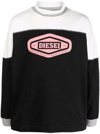 Diesel pull &agrave; col montant - Noir