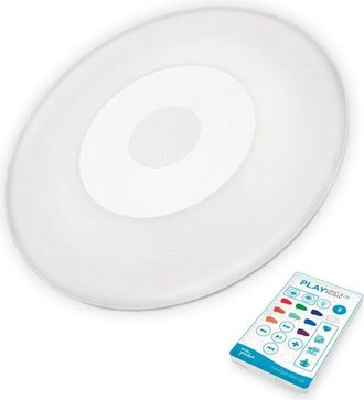 Licht-Erlebnisse Led Poolleuchte Akku dimmbar Farbwechsel rgb &oslash; 39 cm rund kabellos tragbar IP67 Fernbedienung Modern Au&szlig;enlampe Au&szlig;enleuchte