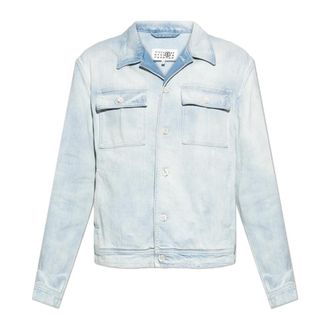 Maison Margiela Jeansjacke mit Taschen - - Jackets - Herren - Blau - XL