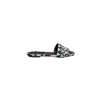 Missoni Flache Wellenmuster-Ledersandalen - - Shoes - Damen - Mehrfarbig - 36 EU