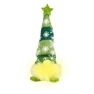 Generic Weihnachtsdekoration mit GNOME, saisonale Dekoration, Tischdekoration mit beleuchtetem Gnome, f&uuml;r die Dekoration der Familie, f&uuml;r den Innen- und Winte