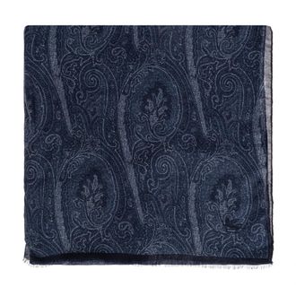 Etro Paisley-Schal - - Accessories - Herren - Blau - ONE SIZE