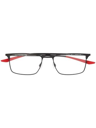 Nike lunettes de vue à monture carrée - Noir