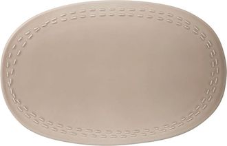 Villeroy & Boch like. by Villeroy und Boch its my moment Teller, 30 x 19 cm, Premium Porzellan, Braun