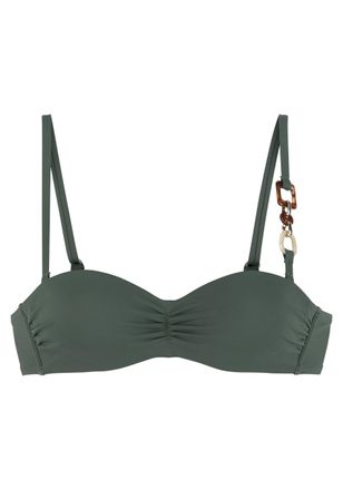 Lascana Damen Bügel-Bandeau-Bikini-Top