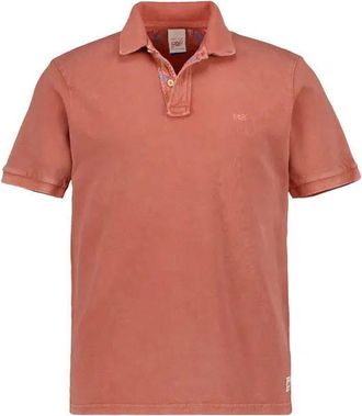 Bob Herren Polo-Shirt orange Baumwoll-Piqu&eacute;