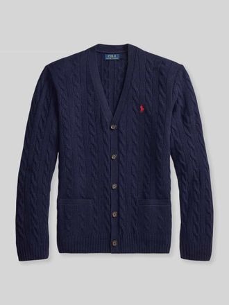 Polo Ralph Lauren Regular Fit Strickjacke aus Woll-Kaschmir-Mix