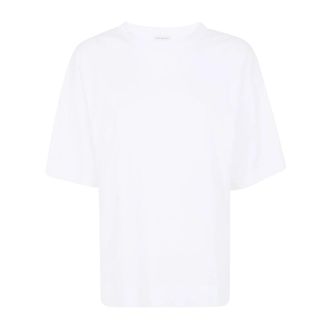 Dries Van Noten Baumwoll-T-Shirt - - Tops - Damen - Wei&szlig; - L