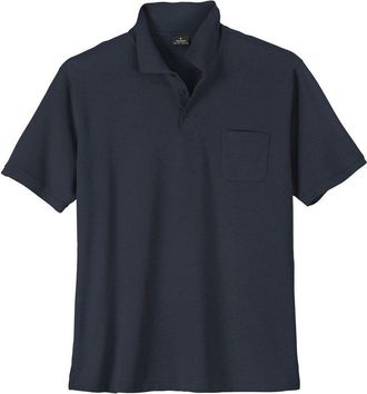 Ragman Poloshirt Ragman Softknit Poloshirt &Uuml;bergr&ouml;&szlig;e marine