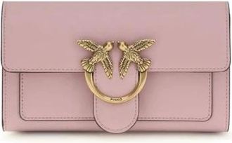 Pinko Pinko, Femme, Sacs, Rose, Taille: ONE Size Bos Taurus Shoulder Bag