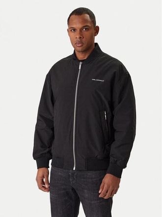 Karl Lagerfeld Bomberjacke 505005 561533 Schwarz Regular Fit