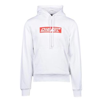 Diesel Herren, Sweatshirts & Hoodies, Wei&szlig;, MGr&ouml;&szlig;e