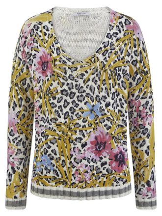 Peter Hahn V-Pullover Peter Hahn mehrfarbig