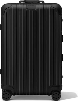 Rimowa Original Check-In M Koffer in Schwarz - Aluminium - 69x44x27.5