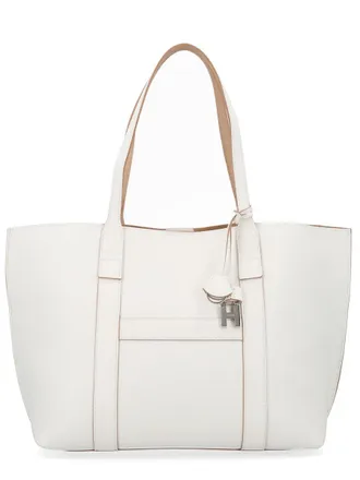 Hogan Womens Shoulder Bag White Calf Leather