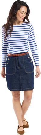 Armor Lux Damen Marine-Stil Crozon aus Baumwolle T-Shirt, Mehrfarbig (Blanc/Etoile Dw5), XXX-Large (Herstellergr&ouml;&szlig;e: 6)