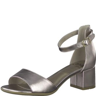 Jana Damen Sandalen mit Absatz Festlich Vegan, Gold (Gold), 38 EU