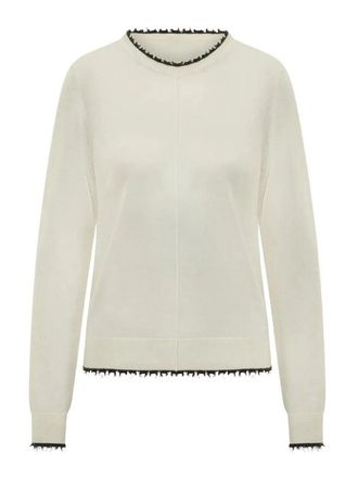 Pinko Pull Col Rond - Blanc