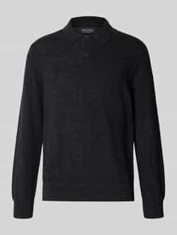 Marc O'Polo Regular Fit Pullover aus Baumwoll-Schurwoll-Mix