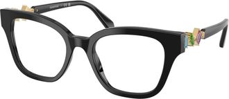 Swarovski Femme, Accessoires, Noir, Taille: 52 MM Lunettes de Mode Sk2048 Noir