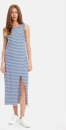 Benetton United Colors Of Benetton Sommerkleid 3W0C5V02F Blau Regular Fit