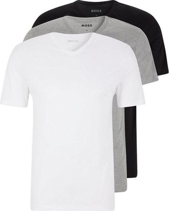 BOSS T-Shirt BOSS Herren V-Neck T-Shirt, 3er Pack Classic, Assorted 999