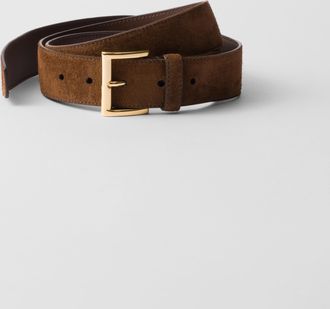 Prada Gürtel aus Wildleder