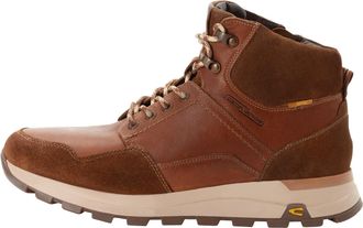 Camel Active Herren Denali Trekking Boot aus echtem Leder Cognac, menswear-41