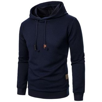 Generic Sweat &agrave; capuche pour homme - Chaud - D&eacute;contract&eacute; - Manches longues - Cordon de serrage - Sweat &agrave; capuche - Sweat &agrave; capuche avec poche - Loisirs - T-sh
