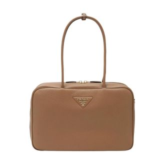 Prada Top-Handle Schultertasche - - Bags - Damen - Braun - ONE SIZE