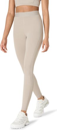 Amazon Essentials Damen Active FormFlex Buttery Soft Yoga-Leggings mit elastischer Taille hohe Taille volle Schrittlänge von 70cm, Taupe, XXL