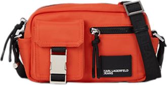 Karl Lagerfeld Karl Lagerfeld Jeans, Damen, UtilityKameratasche Aus Nylon, Rot, One size