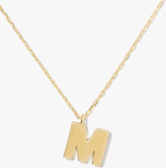 Kate Spade New York Kate Spade Kate Spade Fine Love Letter Anh&auml;nger Mit Initiale M f&uuml;r Frauen in Gold