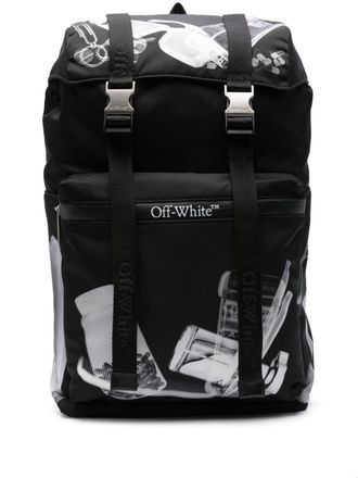 Off-white sac &agrave; dos &agrave; imprim&eacute; X-Ray - Noir