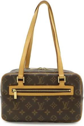 Louis Vuitton Sac bandouli&egrave;re Cite Monogram Pre-owned - Femme - Pre-owned - Brun - Taille: ONE Size