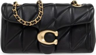 Coach Femme, Sacs, Noir, Taille: ONE Size Sac bandoulière Tabby 20 avec matelassage coussin