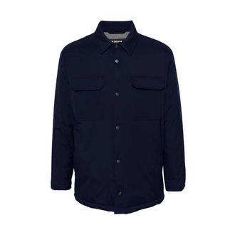 Kiton Polyesterjacke Moderner Stil - - Jackets - Herren - Blau - L
