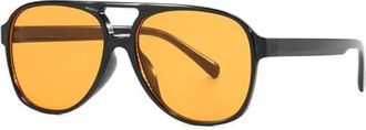 Generic Lunettes De Soleil À Monture Large For Hommes, For Les Déplacements En Plein Air, Vacances, Le Sport Et Femmes(Orange)