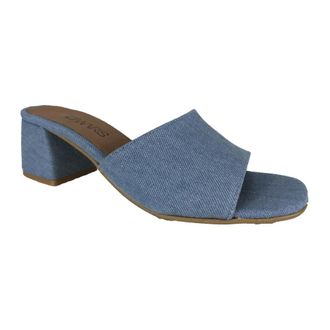 DWRS Marbella Heeled Mules - - Shoes - Damen - Blau - 38 EU