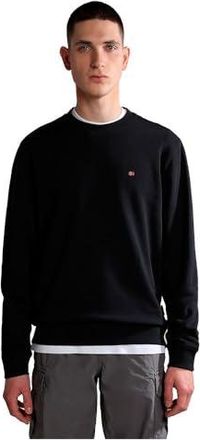 Napapijri FELPA SENZA ZIP UOMO NERO