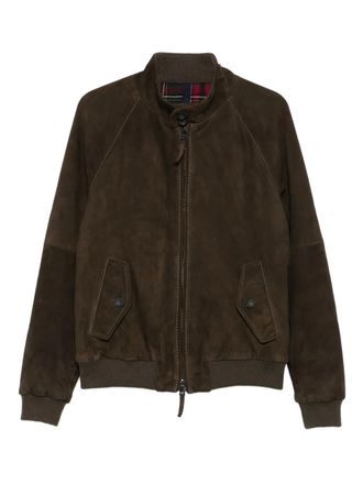 The Jack Leathers veste en cuir &agrave; fermeture zipp&eacute;e - Marron