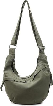 Generic Kexpery Sac &agrave; &eacute;paule en toile pour femmes avec bandouli&egrave;re ajustable Grand sac dumpling pour travail voyage quotidien