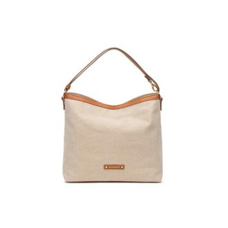 Nero Giardini Femme, Sacs, Brun, Taille: ONE Size Canvas Crossbody Bag