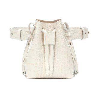 Nanushka Femme, Sacs, Beige, Taille: ONE Size Sac seau convertible en crème