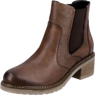 Remonte Damen D1A71 Chelsea-Stiefel, Chestnut/Chestnut/Dunkelbraun/Mogano / 22, 40 EU