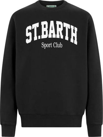 MC2 Saint Barth sweat à logo imprimé - Noir