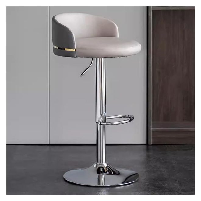 Generic Drehbarer, höhenverstellbarer Barhocker mit Rückenlehne ...