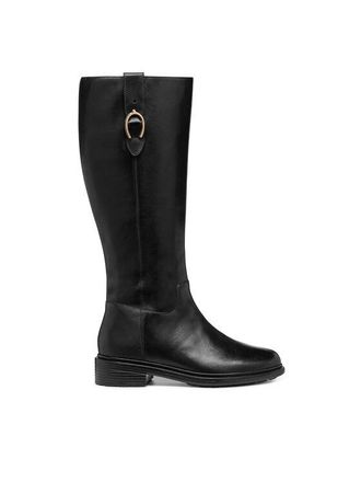 Geox Klassische Stiefel D Walk Pleasure D46TGD 00043 C9999 Schwarz